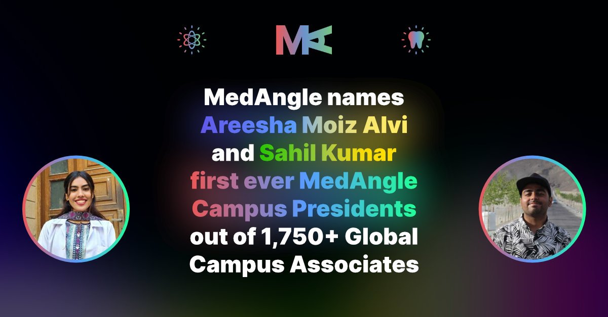 MedAngle selects Areesha Moiz Alvi and Sahil Kumar as first ever ...
